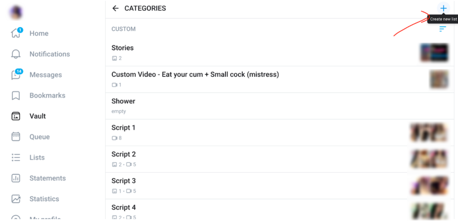 How to Upload Content to Your OnlyFans Vault | fanscribers.com